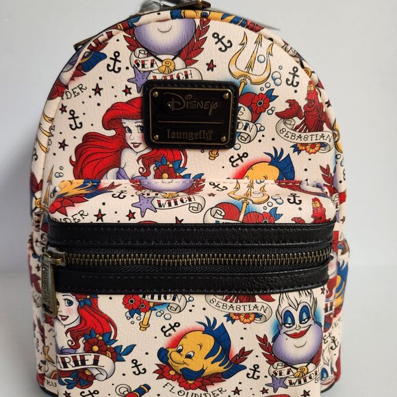 Loungefly | Bags | Loungefly Disney Little Mermaid Tattoo Mini Backpack ...